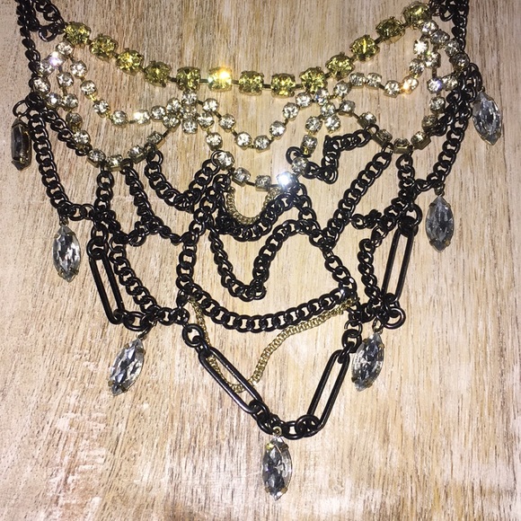 Jewelry | Beautiful Mixed Metal Statement Necklace | Poshmark